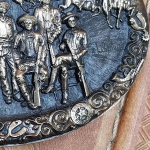 High Mesa | Accessories | Vintage Solid Bronze Texas Rangers Belt ...